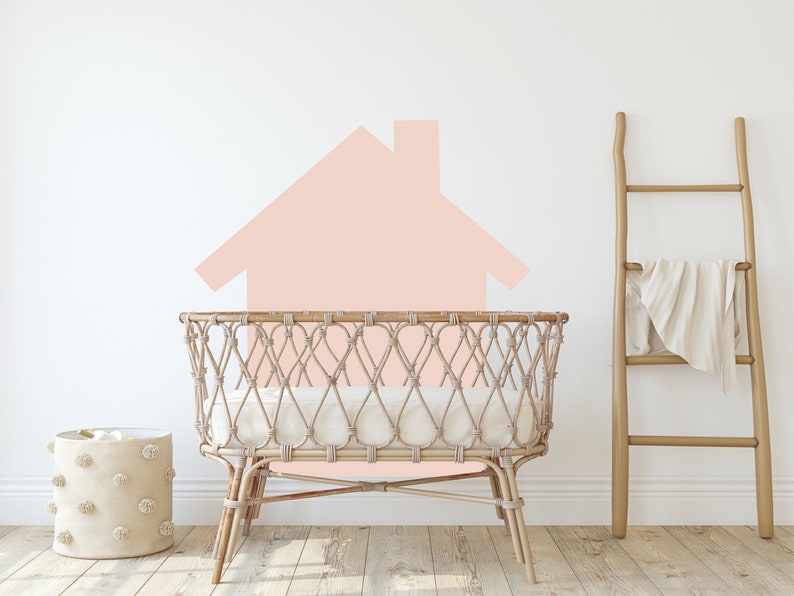 Big House Wall Decal Home Headboard Color Block Peel and - Etsy