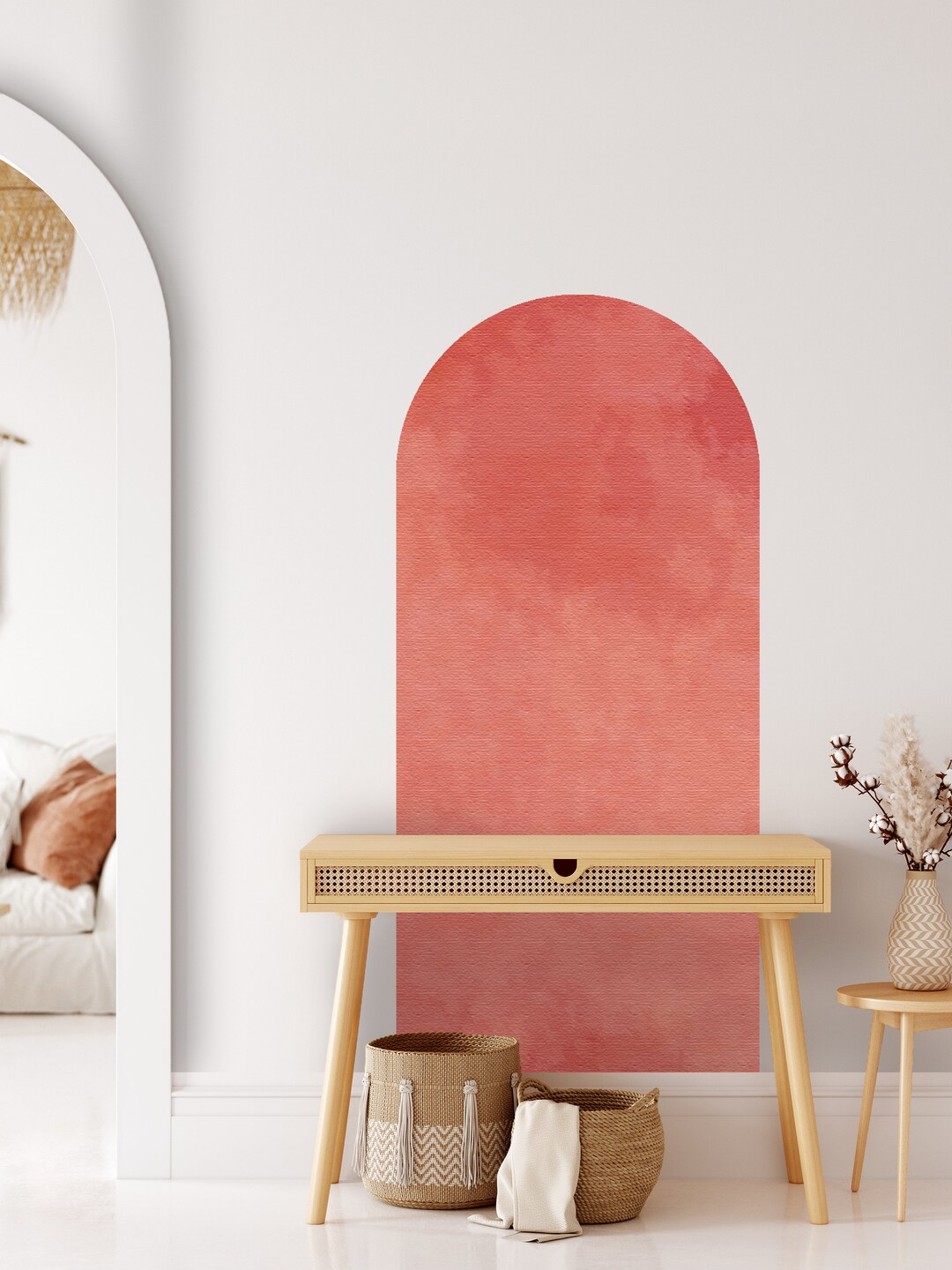 Fabric Arch Wall Decal, Multiple Colors, Arch Mural, Repositionable ...