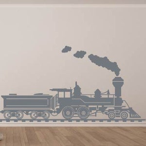 Train Wall Decal Locomotive Railroad Decal Wall Decal Train - Etsy