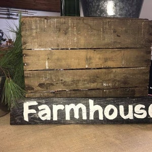 Black and White Farmhouse Sign - Etsy