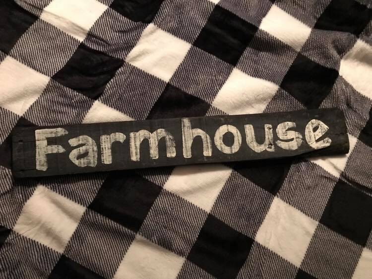 Black and White Farmhouse Sign - Etsy