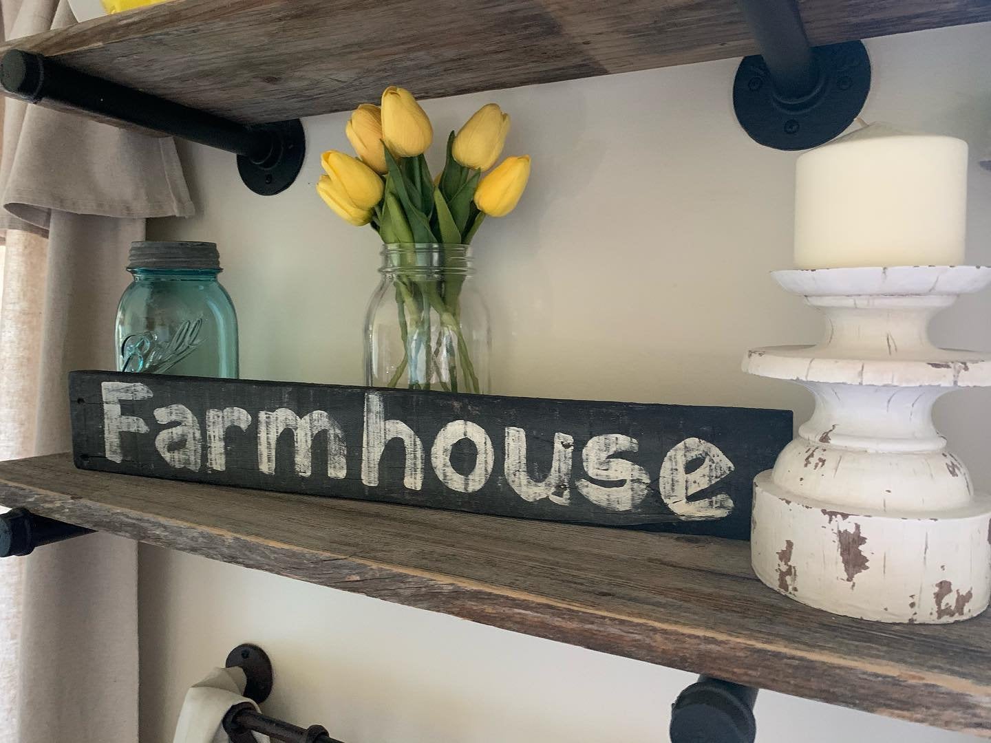 Black and White Farmhouse Sign - Etsy