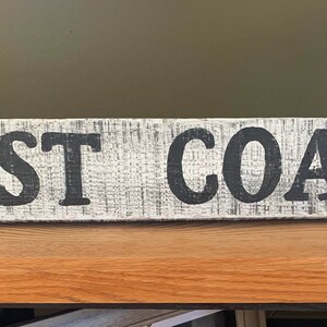 Rustic East Coast Sign - Etsy
