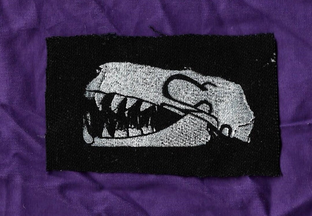 Hammerhead Bat Skull Sew on Patch - Etsy