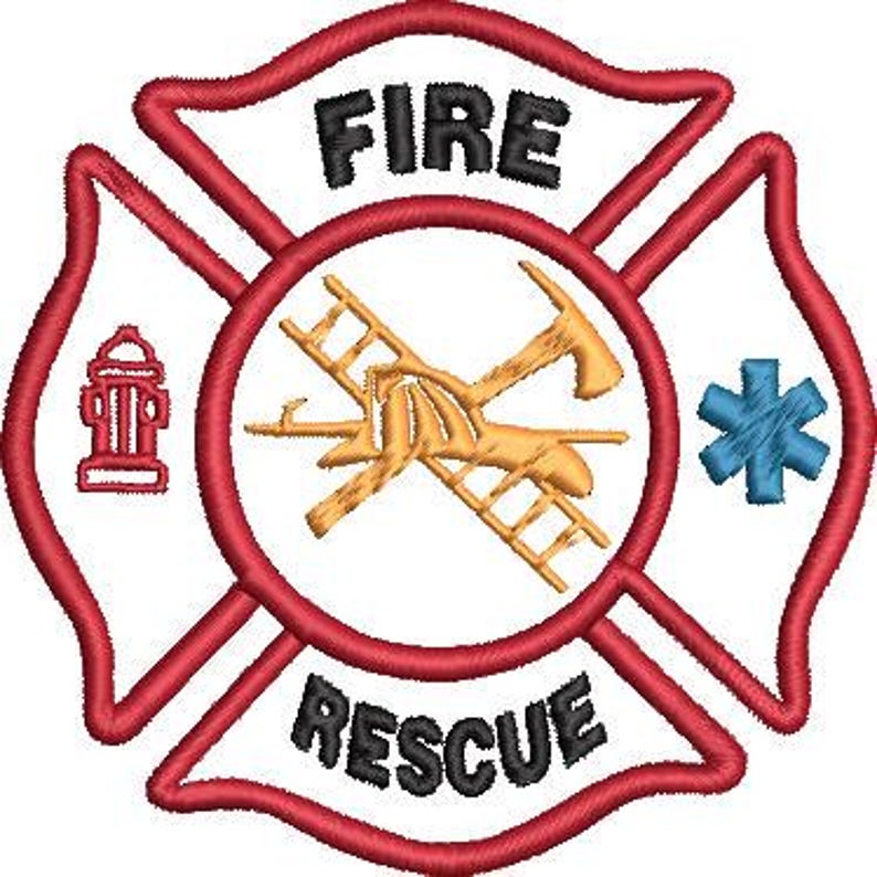 Firefighter Embroidery Design Collection: Digital Patterns for Machine ...