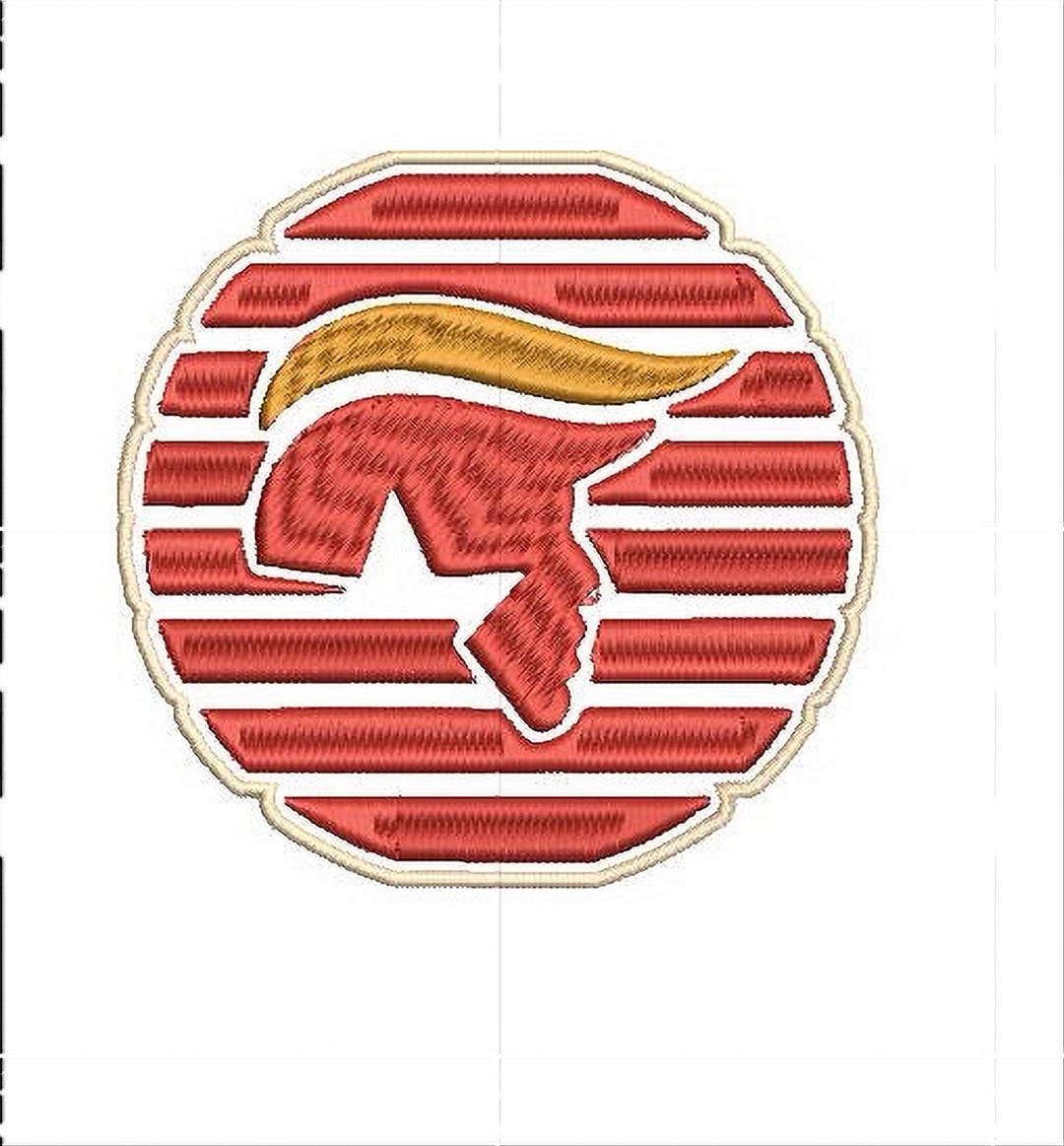 NEW President Trump Machine Embroidery Design 8 - Etsy