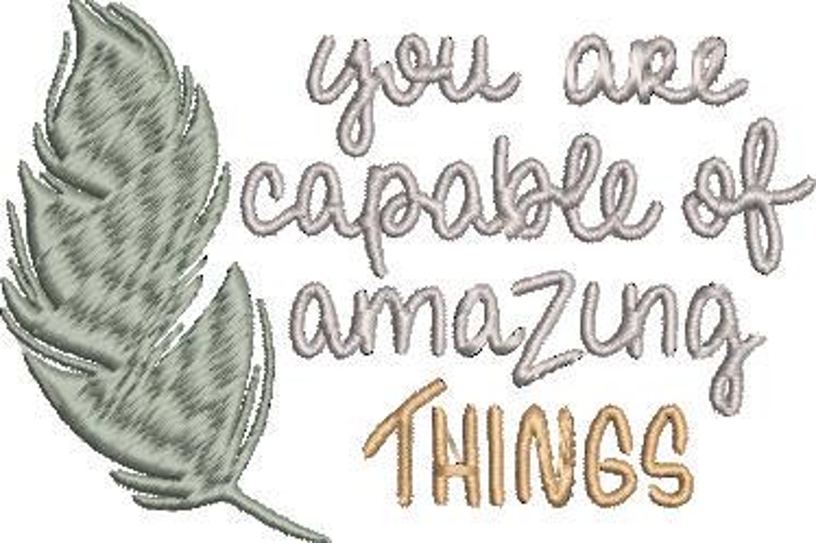 Inspirational Machine Embroidery Bundle: Digital Designs for Sewing ...