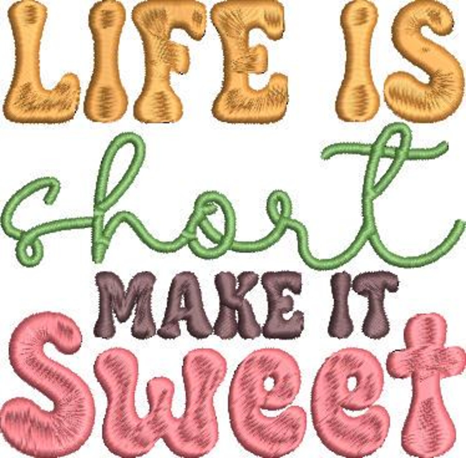 Inspirational Machine Embroidery Designs: Uplifting Quotes & Patterns ...