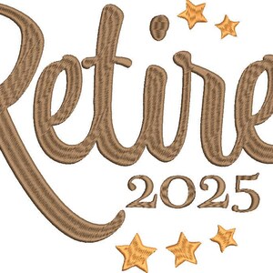 Retirement Embroidery Design Bundle: Digital Sewing Patterns for ...