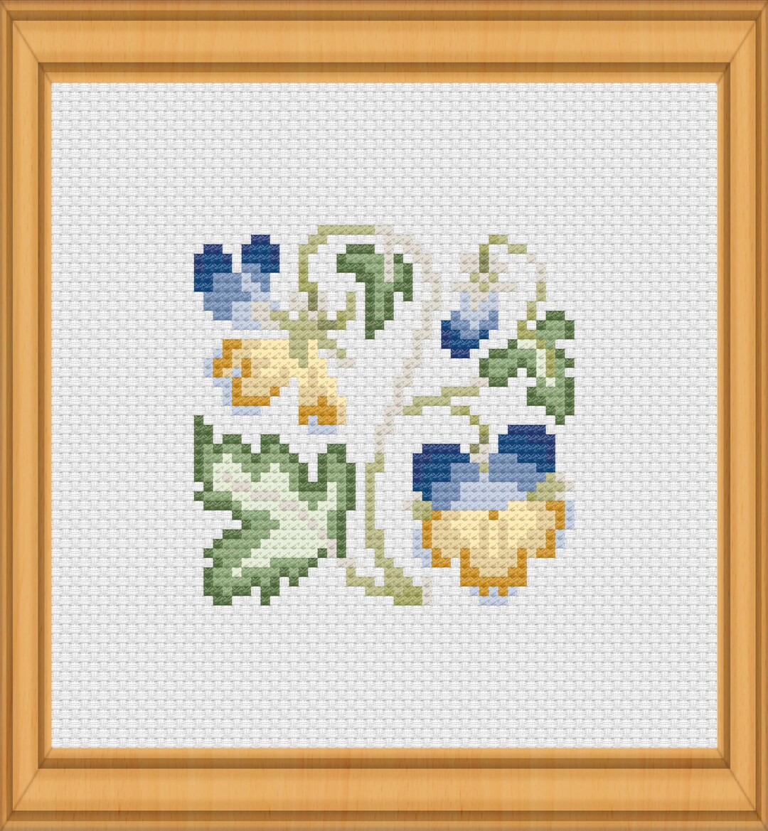 Easy Mini Design Cross Stitch Pattern Digital Download Home Decor - Etsy