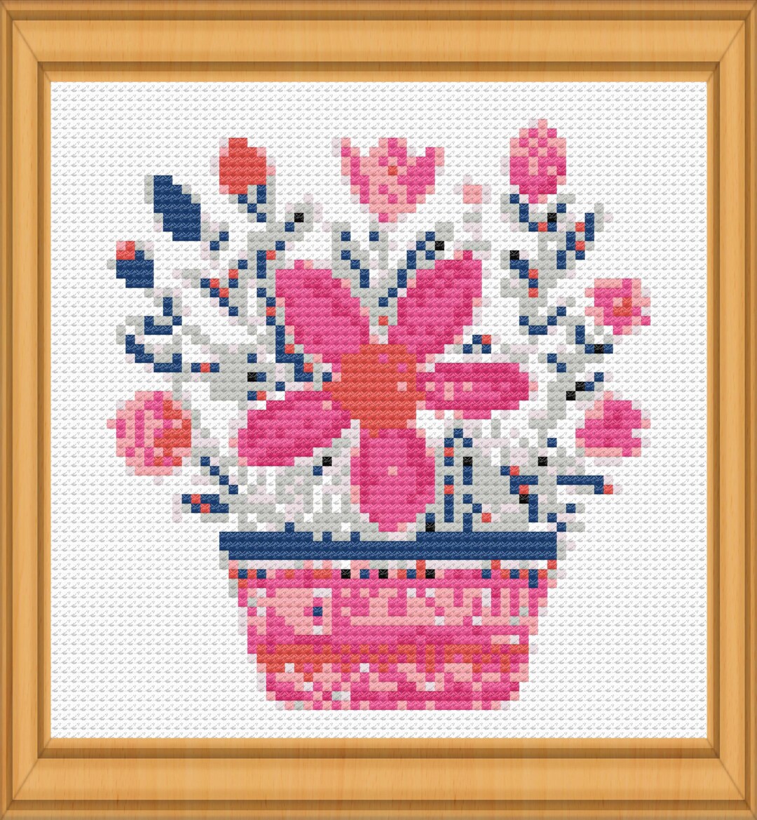Easy Mini Design Cross Stitch Pattern Digital Download Home Decor - Etsy