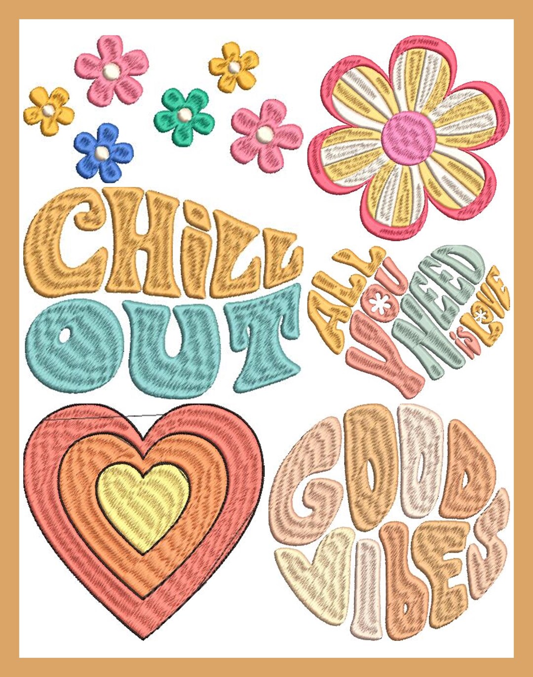 Bohemian Machine Embroidery Designs DIY Collection for Free-spirited ...