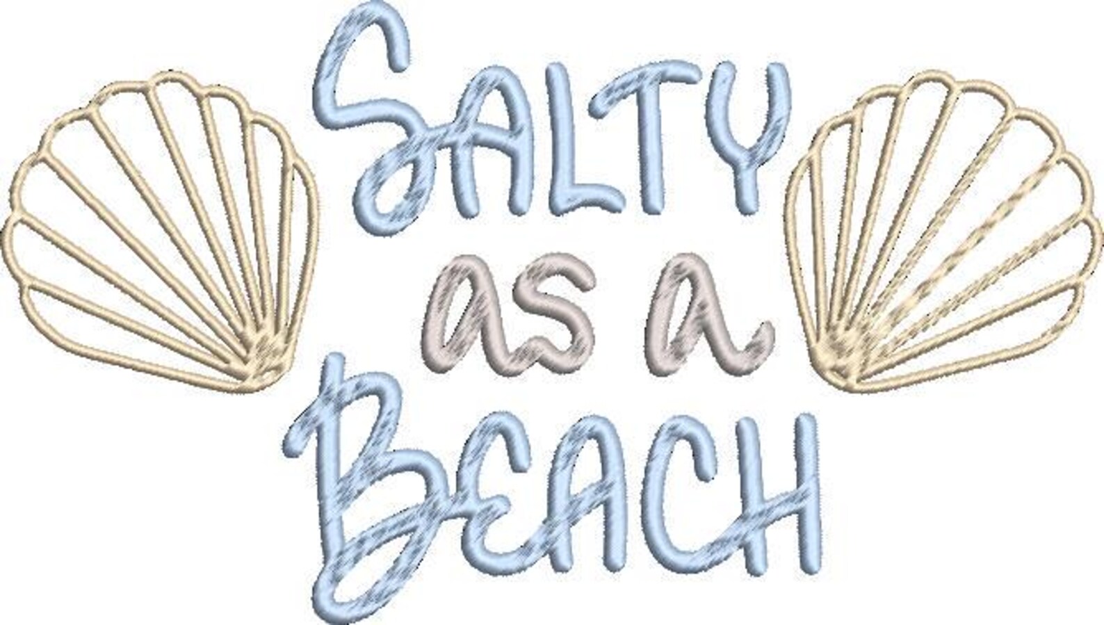 Coastal Vacation Embroidery Bundle: Machine Designs for Beach Lovers ...