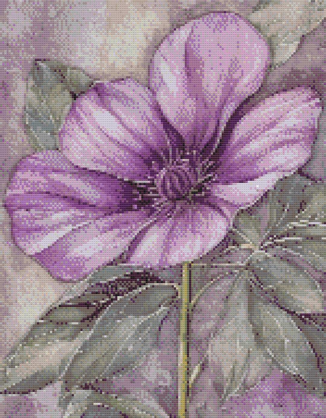 Pretty Fall Flowers Cross Stitch Pattern 7 - Etsy