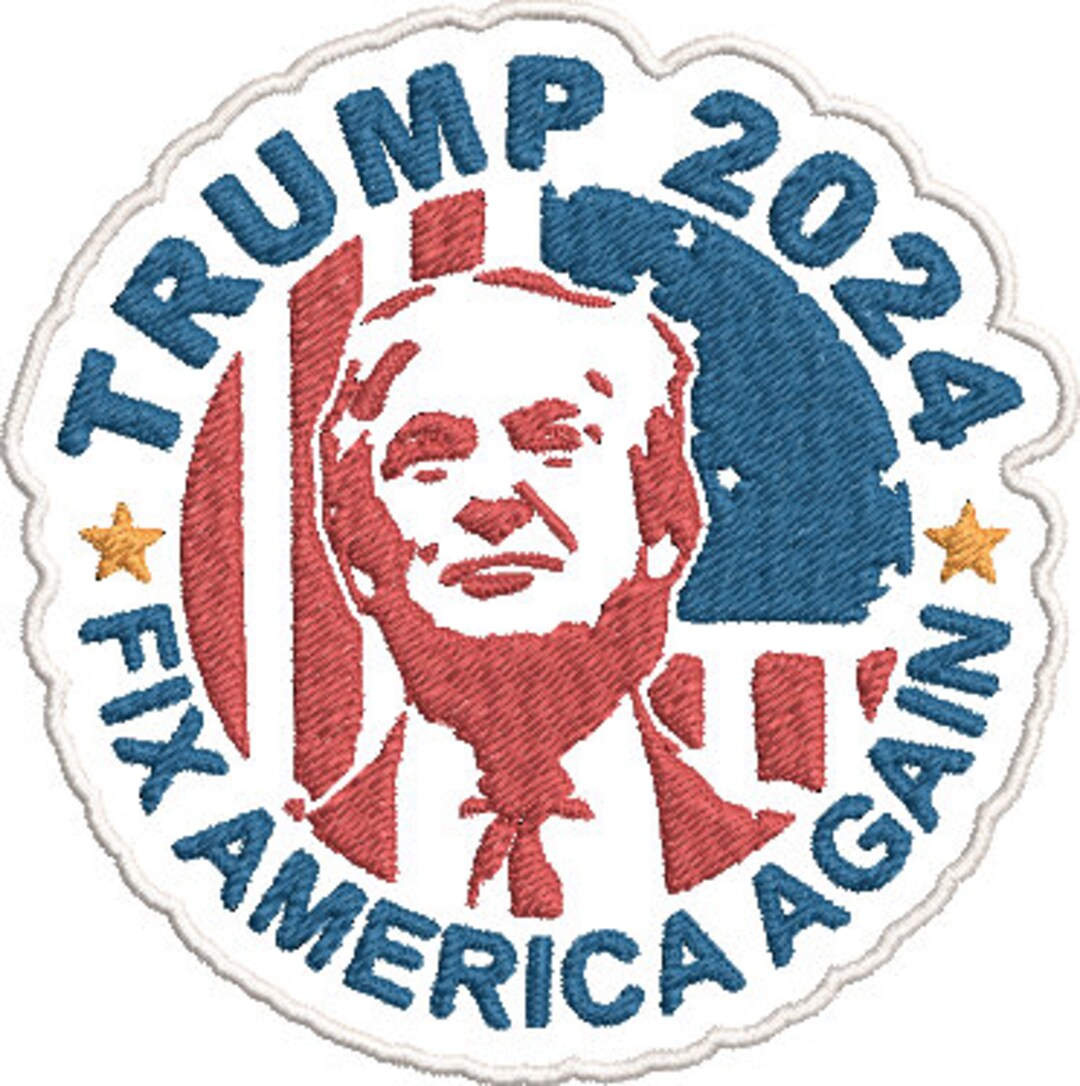2024 Trump Machine NEW Embroidery Design 26 - Etsy