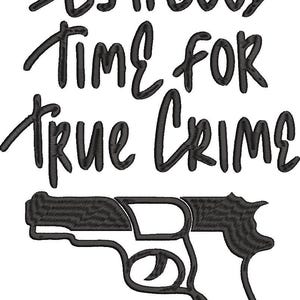True Crime Embroidery Bundle: Digital Designs for Machine Stitching ...