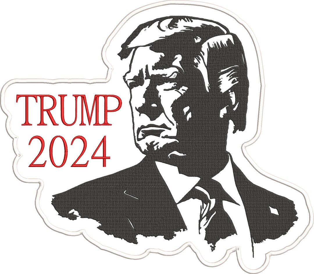 New 2024 Trump Machine Embroidery Design 5 - Etsy
