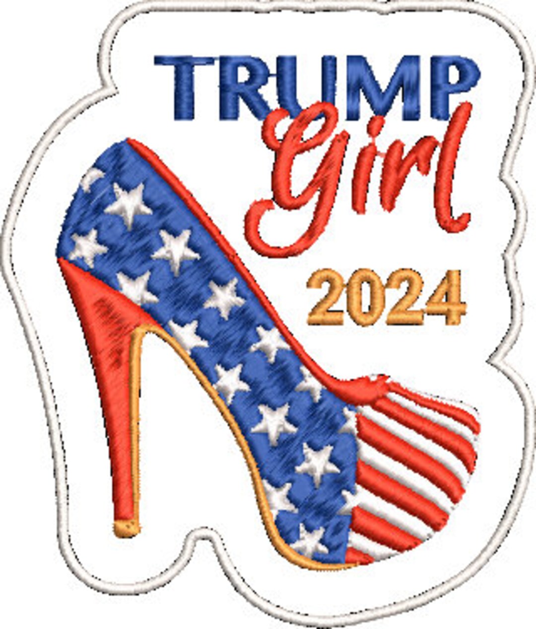 2024 Trump Machine NEW Embroidery Design 10 - Etsy
