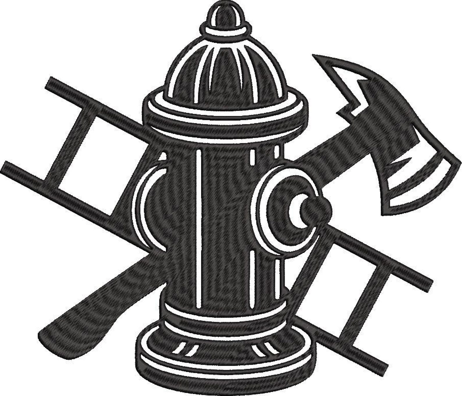 Firefighter Embroidery Design Collection: Digital Patterns for Machine ...