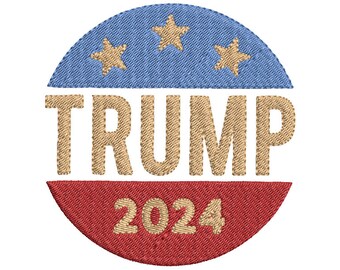 Trump 2024 Embroidery | Etsy