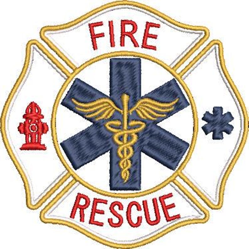 Firefighter Embroidery Design Collection: Digital Patterns for Machine ...