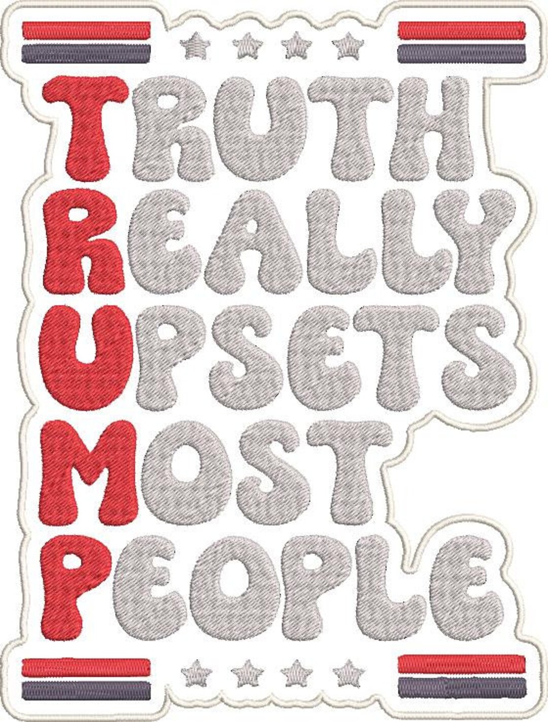 2024 Trump Machine Embroidery Design 49 - Etsy