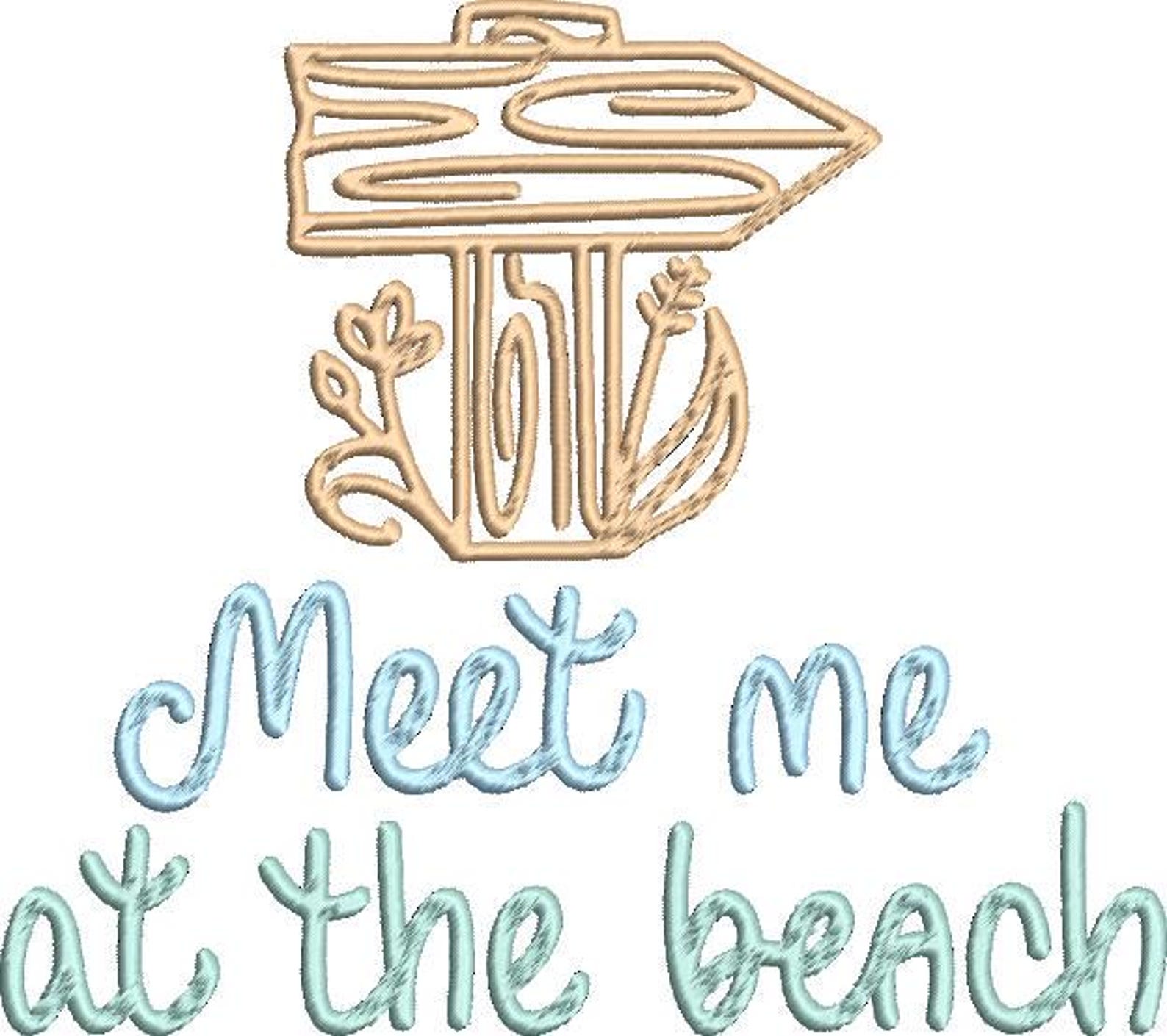 Coastal Vacation Embroidery Bundle: Machine Designs for Beach Lovers ...