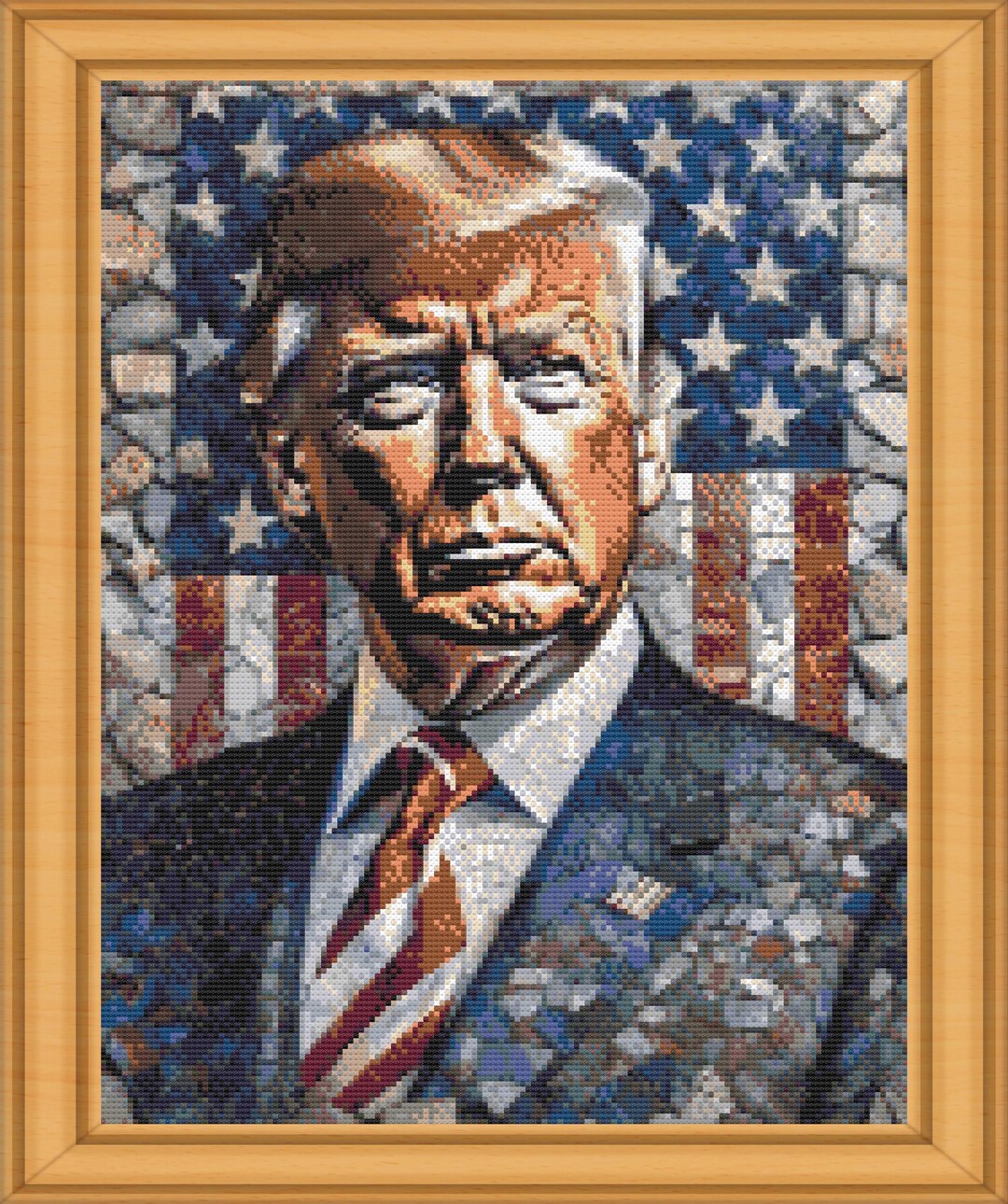 2025 MAGA Cross Stitch Pattern 1 - Etsy