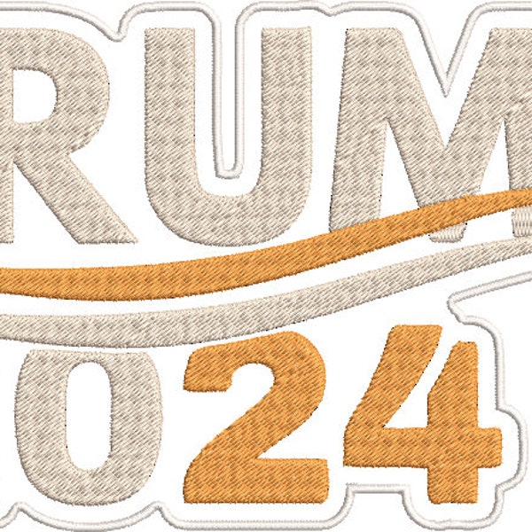 Trump 2024 Embroidery Files - Etsy