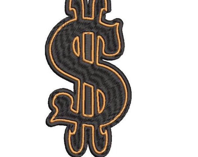 Dollar Sign Digital Download for Embroidery Machines - Etsy Canada