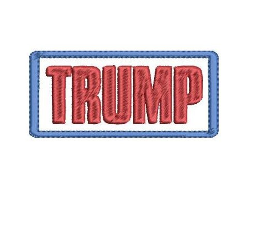 NEW President Trump Machine Embroidery Design 9 - Etsy