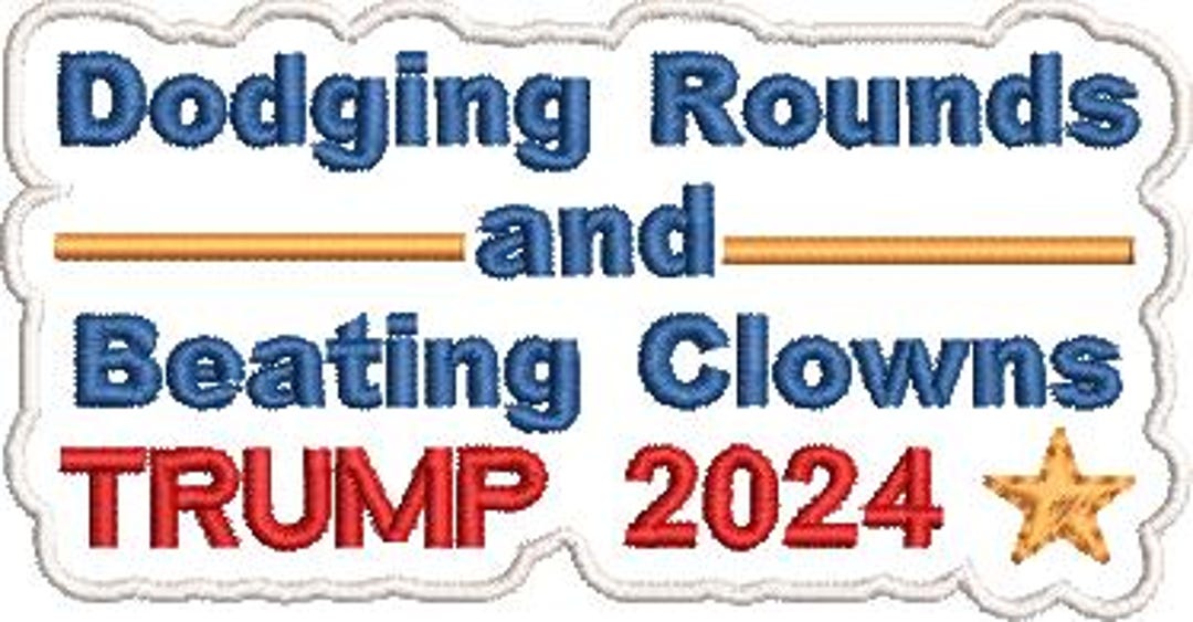2024 Trump Machine Embroidery Design 16 - Etsy