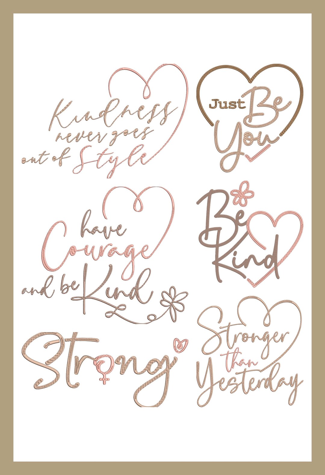 Inspirational Machine Embroidery Designs: Digital Download Bundle for ...