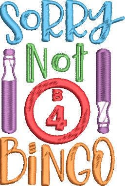 Embroidery Design Bundle: Bingo Machine Collection - Digital Download ...