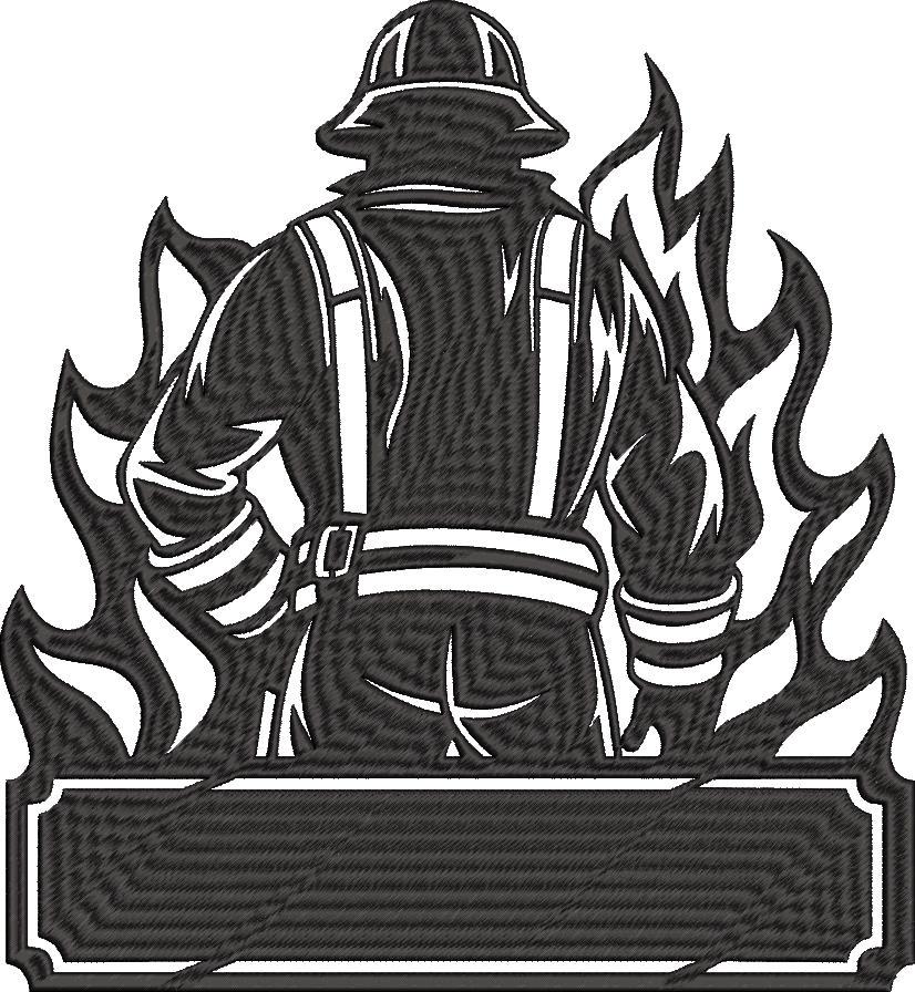 Firefighter Embroidery Design Collection: Digital Patterns for Machine ...