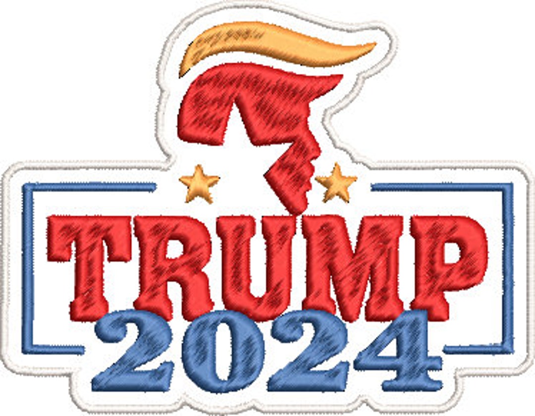 2024 Trump Machine Embroidery Design 25 - Etsy