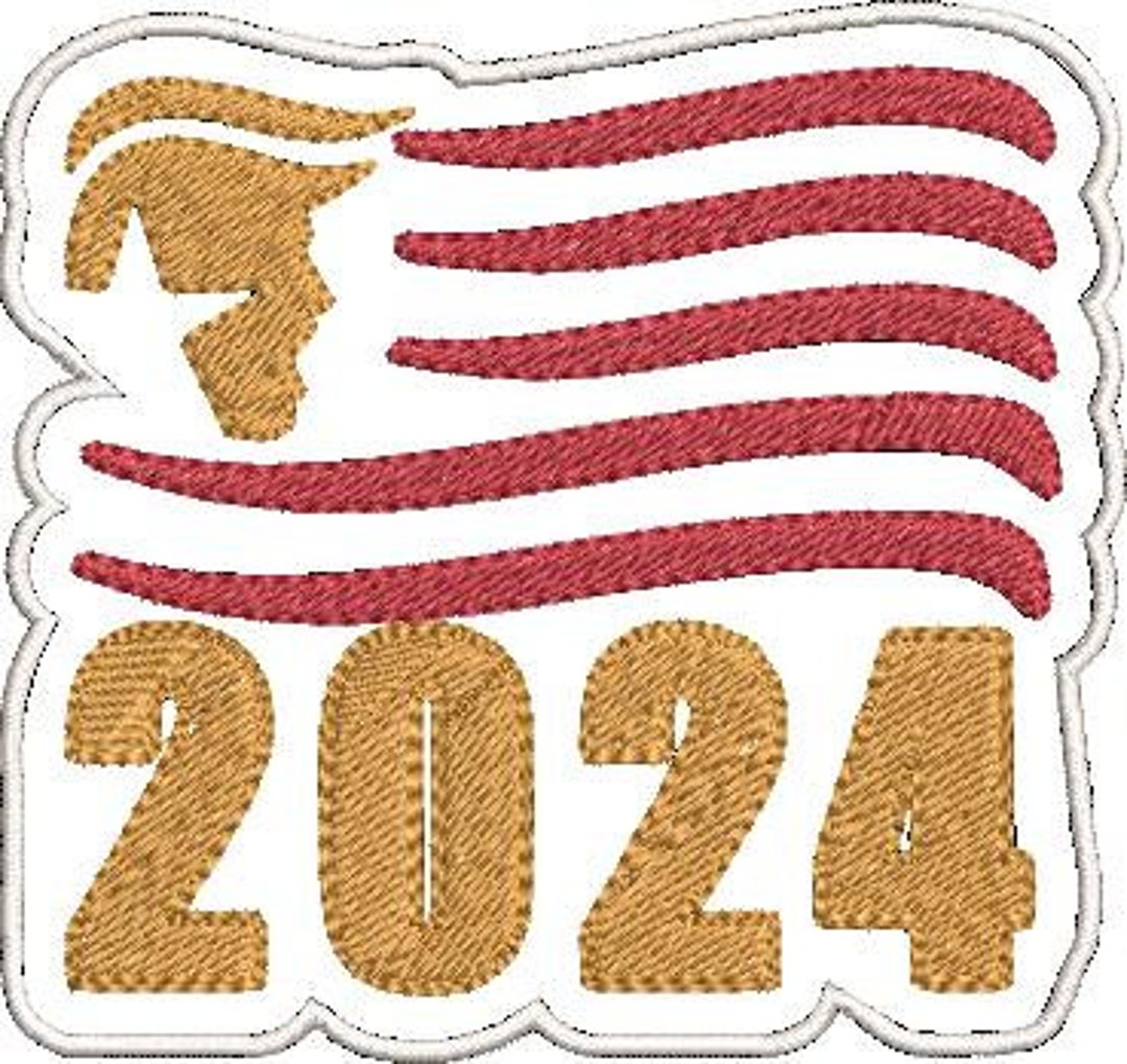 2024 Trump Machine Embroidery Design 20 - Etsy
