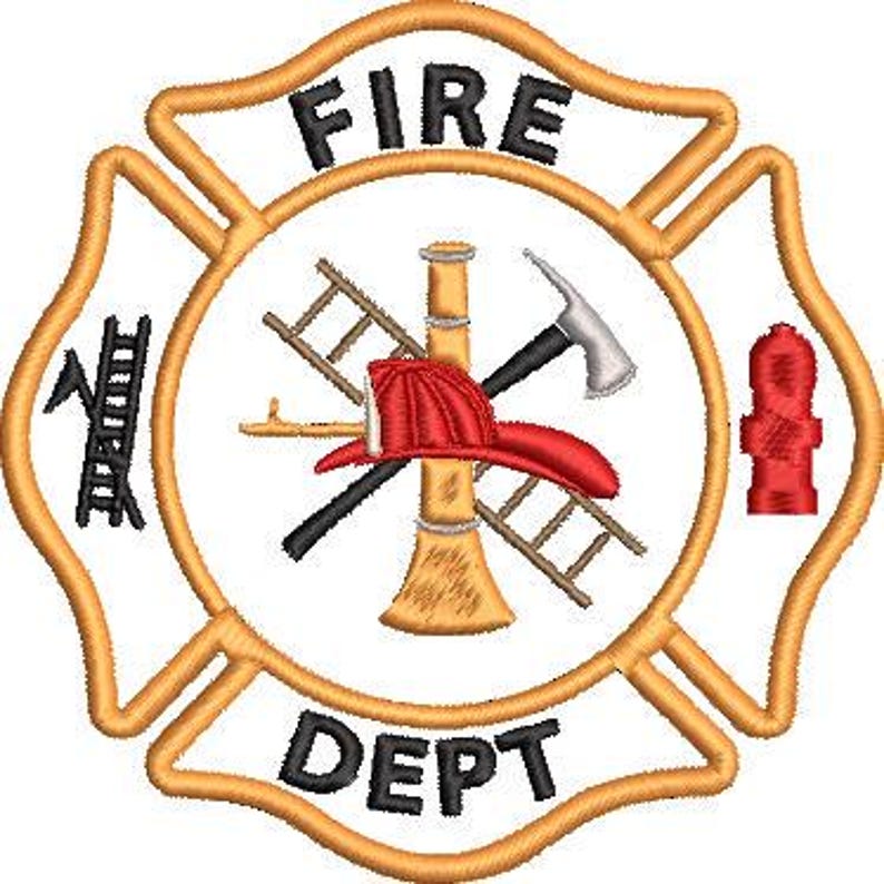 Firefighter Embroidery Design Collection: Digital Patterns for Machine ...