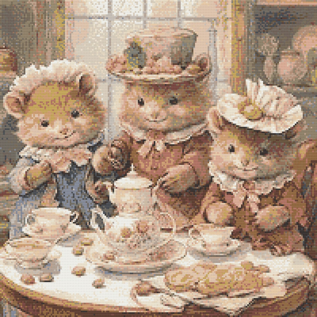 Three Mice Design Cross Stitch Pattern - Etsy