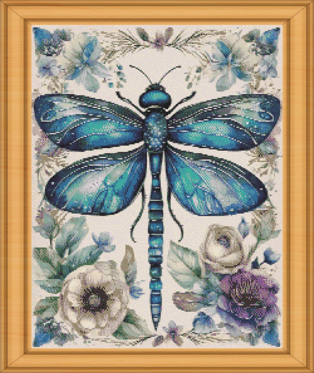 Abstract Firefly Design Cross Stitch Pattern Digital Download Home ...