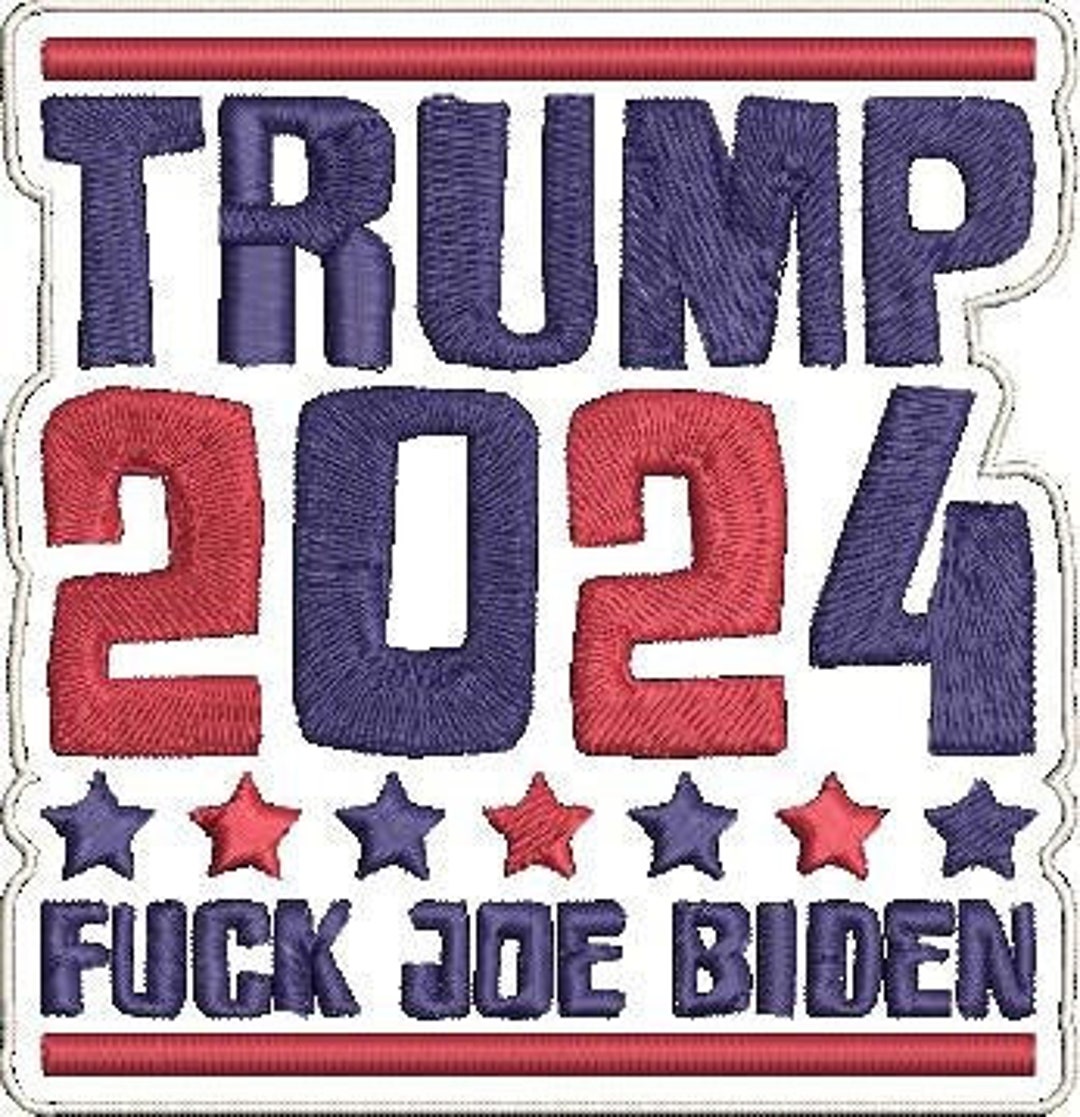 2024 Trump Machine Embroidery Design 17 - Etsy