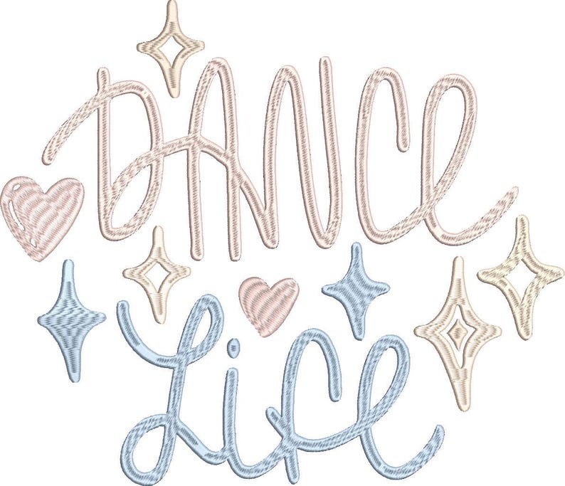 Dance-inspired Machine Embroidery Design Collection: Ballet, Jazz, Hip ...