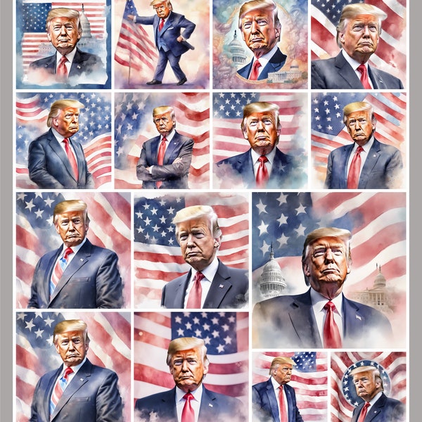 TRUMP WALLPAPER - Etsy