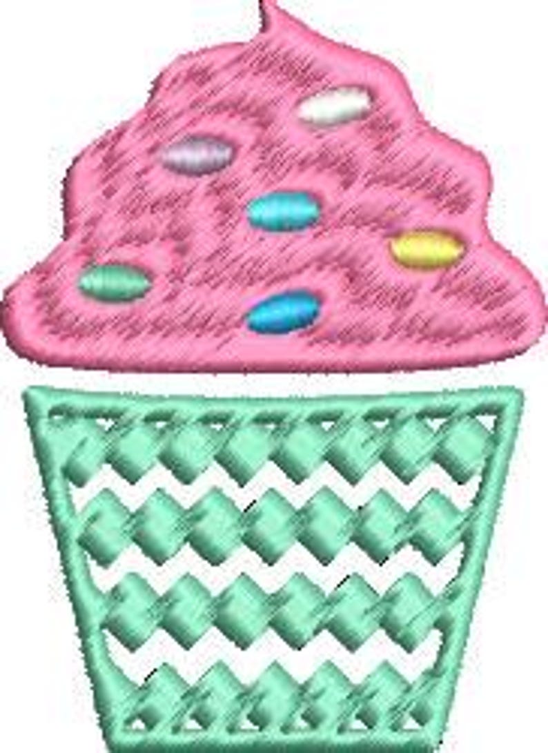 Delightful Cupcake Embroidery Designs: Digital Bundle for Machine ...
