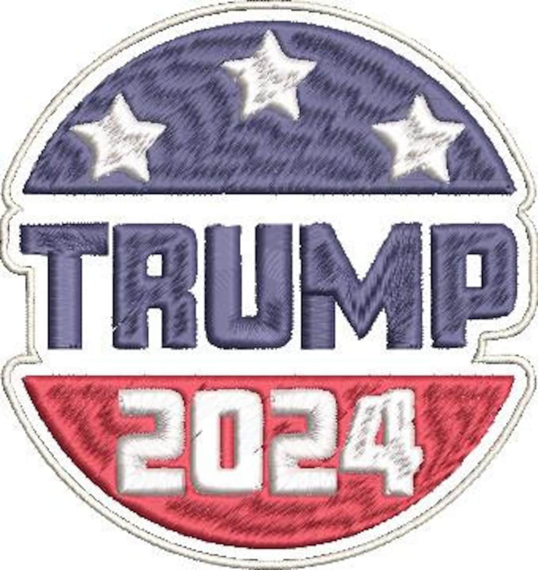 2024 Trump Machine Embroidery Design 14 - Etsy