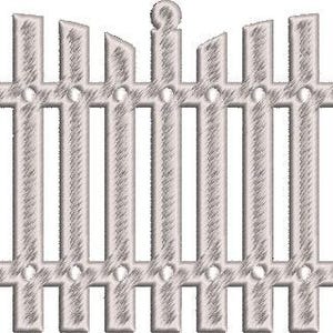 Garden Fence Embroidery Design Collection: Digital Patterns for Machine ...