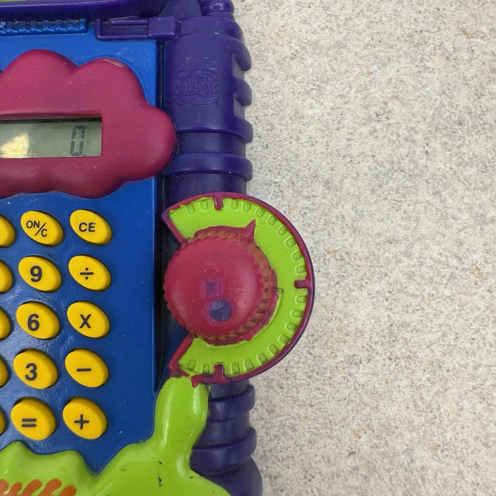 Nickelodeon Back to School Calculator #5 - 1999 Burger King Toy - Etsy