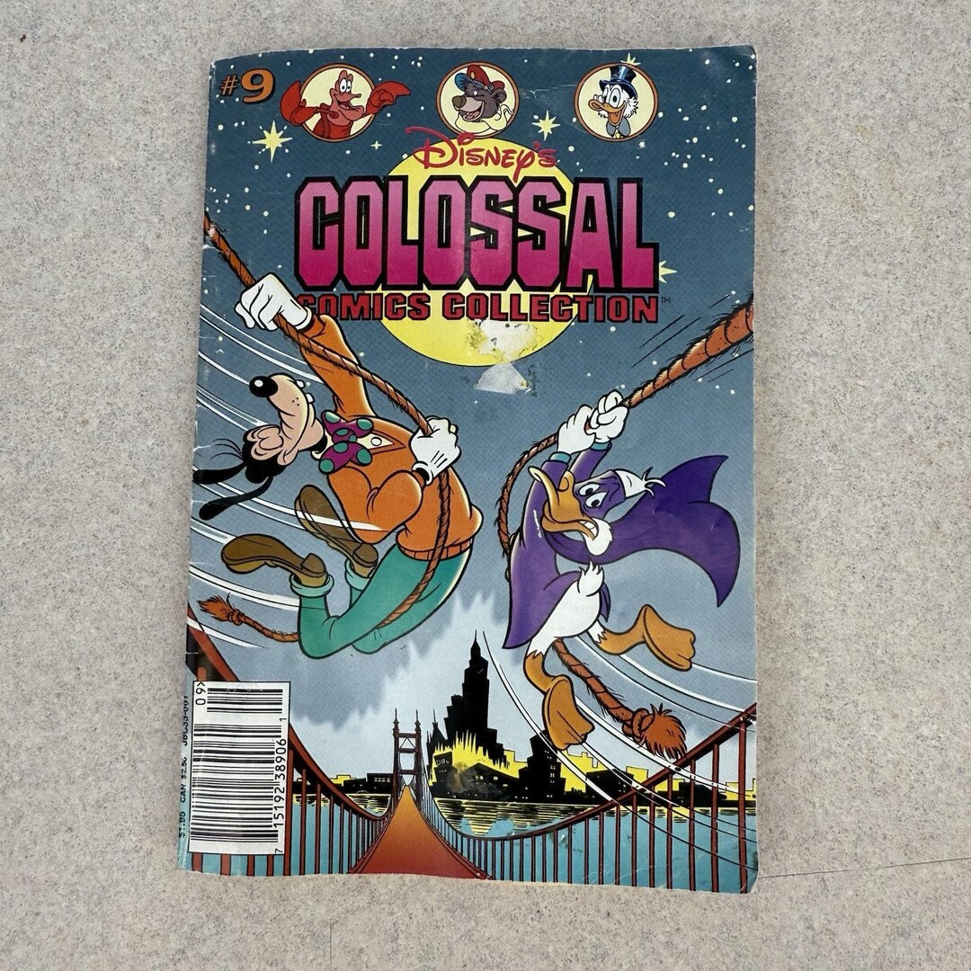 Vintage Disney's Colossal Comics Collection Issue Number 9 1991 Goofy Duck - Etsy