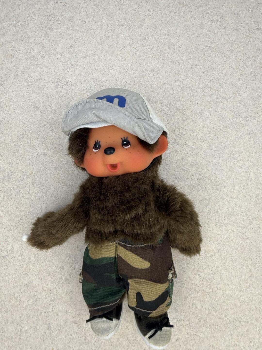 Vintage Japanese Boy Monchhichi Monkey Doll Thumb Sucker Plush Doll Toy ...