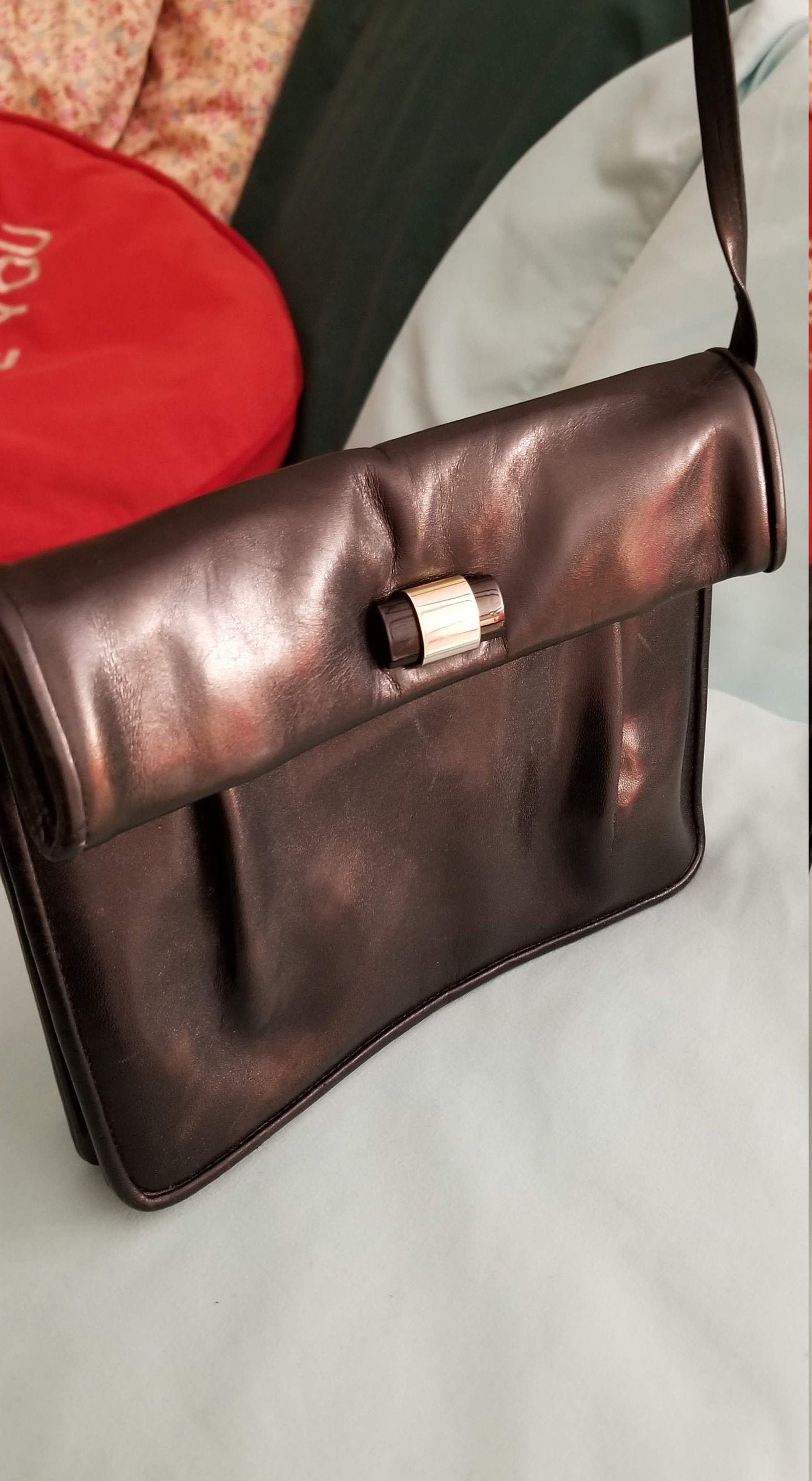 VTG Leather Purse by Myers-leather Shoulder Purse;myers Handbags ...